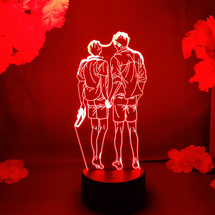 Bl Led Anime Lamp Cute Room Decor Yaoi Home Lighting Decoration Otaku ...