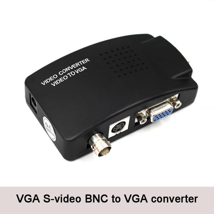 Cctv Camera Bnc S-Video Vga To Vga Converter Box Pc To Tv Vga Input To ...