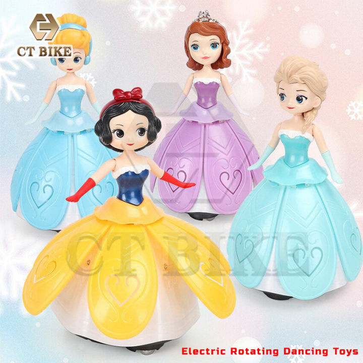 Dancing Bump and Go Omni-Direvtional Toys Cinderella Frozen Elsa Snow ...