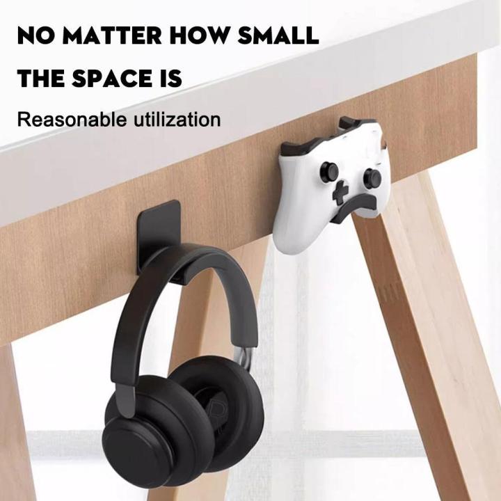 Universal Wall Mounted Headphone Stand Gaming Controller Holder Headset ...