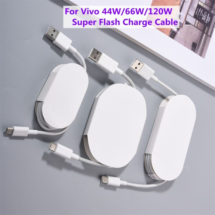 44W 66W 120W 6A Super Flash Charge Cable USB Type C Fast Charger Data ...