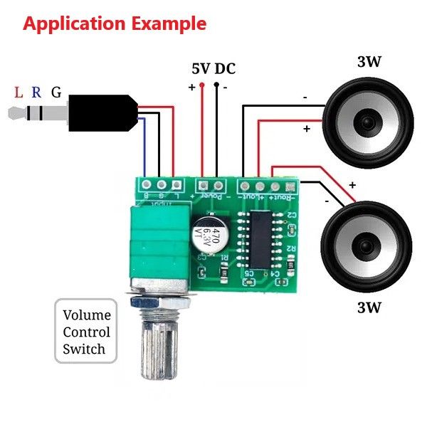 PAM8403 mini 5V 3W+3W Stereo Digital Sound Power Amplifier Board With ...