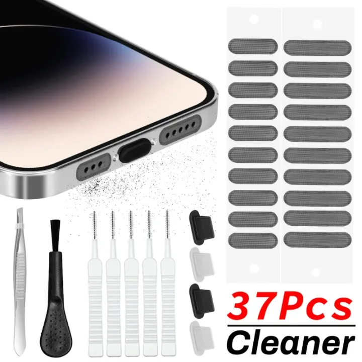 Charging Port Phone Speaker Dustproof Mesh Sticker for IPhone 15 14 13 ...