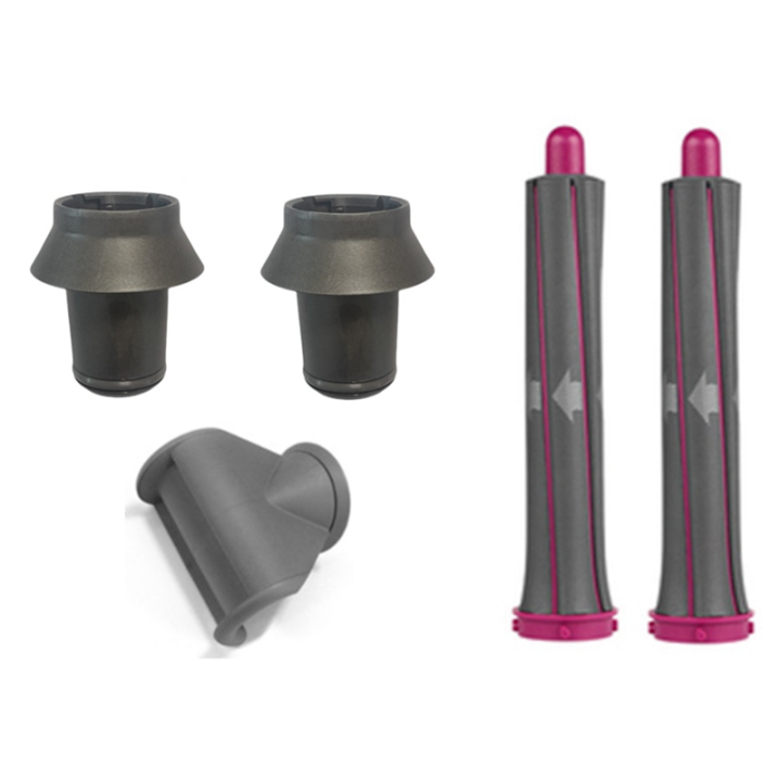 Hair Curling Barrels and Adapter for Hair Dryer Styler Accessories Anti ...