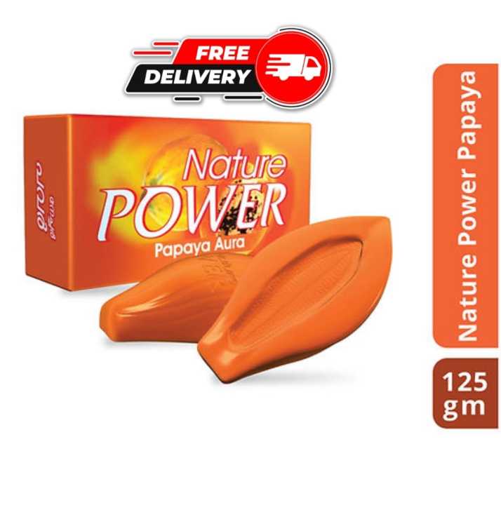Nature Power Beauty Soap (Papaya) - 125 gm | Daraz.lk