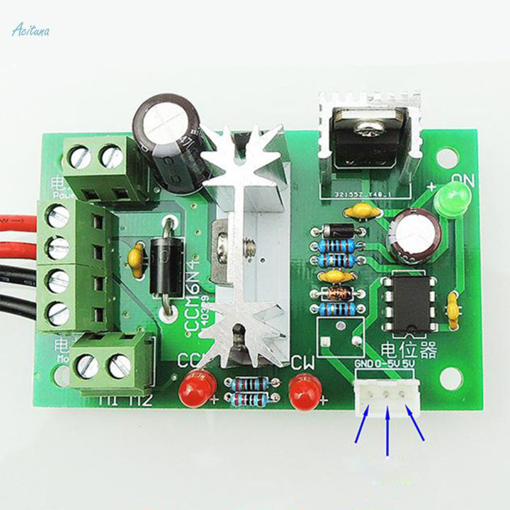 12V 24V 30V 10A PWM DC Motor Speed Controller CW CCW Reversible Regulator Switch | Daraz.lk