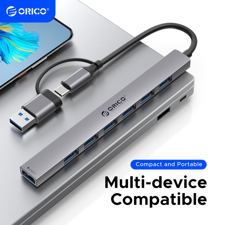Orico USB/TypeC 5/7-Port HUB For Phone/Desktop/iPad/TV | Daraz.lk