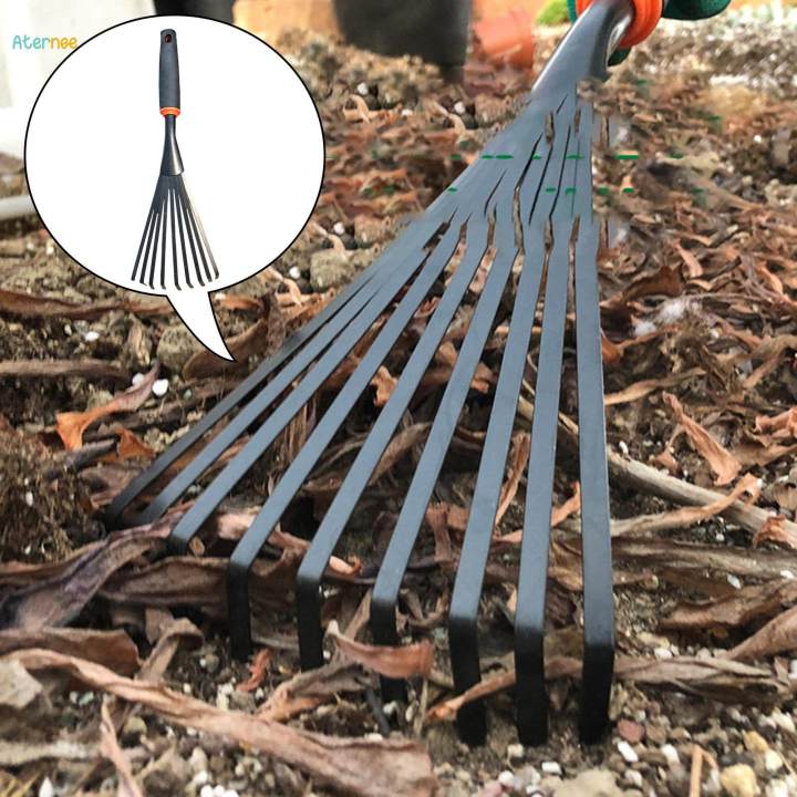 Metal Shrub Rake Garden Rake for Shrub Cultivating Yard Flower Beds ...
