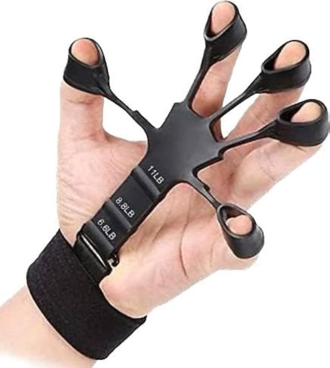 Silicone Hand Grip Device Finger Exercise Hand Strengthener Stretcher ...