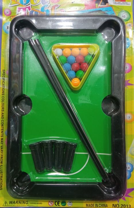 Kids Toy Billiard Snooker Set Party & Fun Games Board Game | Daraz.lk