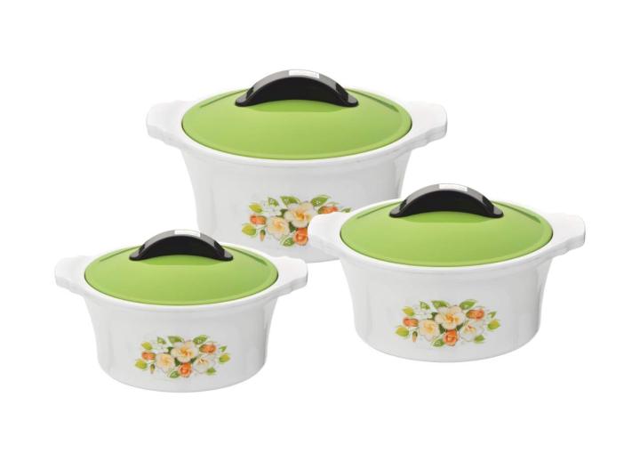 Oppo Set of 3 Insulated Designer Hot Pot Inner Steel | Daraz.lk