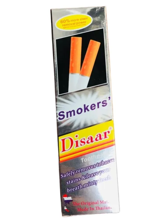 100% Original (dstp) Disaar Smoker's Toothpaste 60% Stain Removal Teeth ...