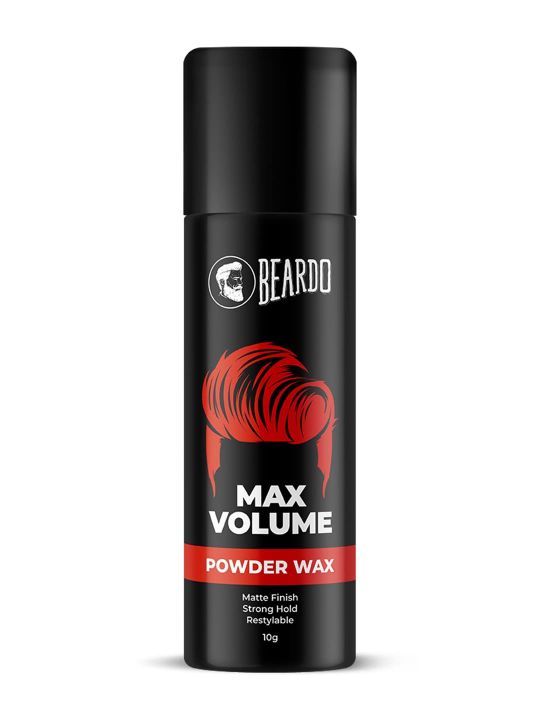 Beardo Max Volume Powder Wax 10 gm | Matte Finish | Strong Hold ...