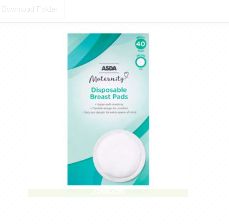 ASDA Maternity Disposable Breast Pads 40 Pack | Daraz.lk