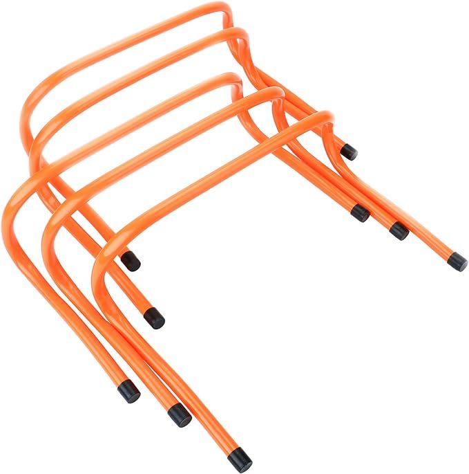 Speed mini Hurdles Set of - Agility, Plyometric and All Purpose Speed Training Hurdle with Carry ...