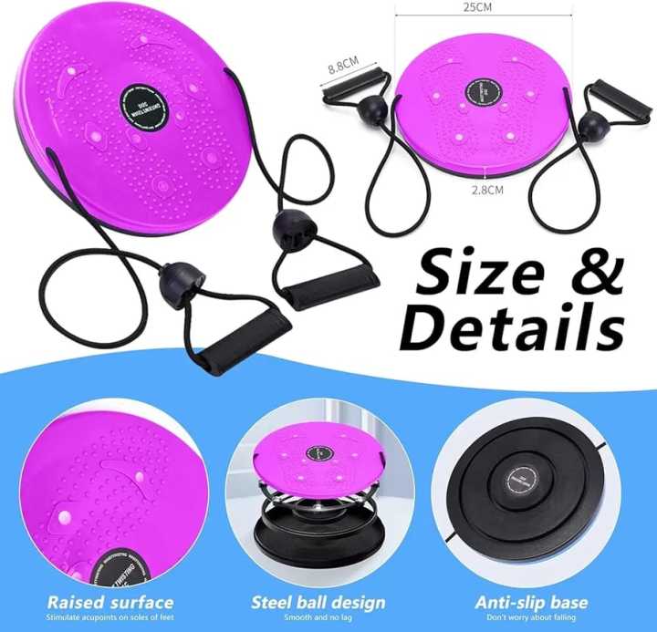 Rotating Waist Twist Disk With Rope | Daraz.lk