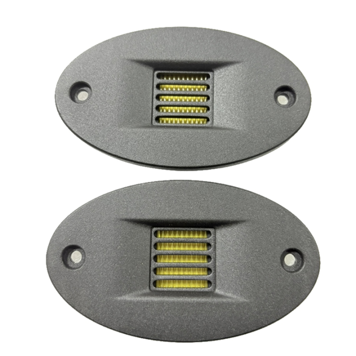 DIY Super Tweeter 4 Ohm Oval Aluminum Cover Ribbon Tweeter High Pitch ...