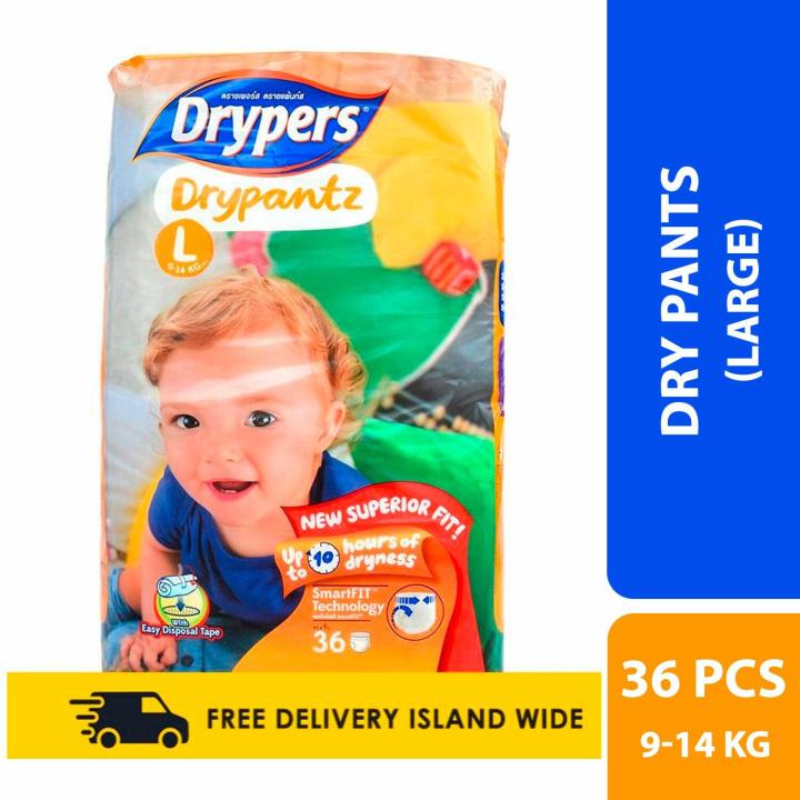 Drypers Dry Pantz Disposable Baby Diapers XXL 36 Pcs | Daraz.lk