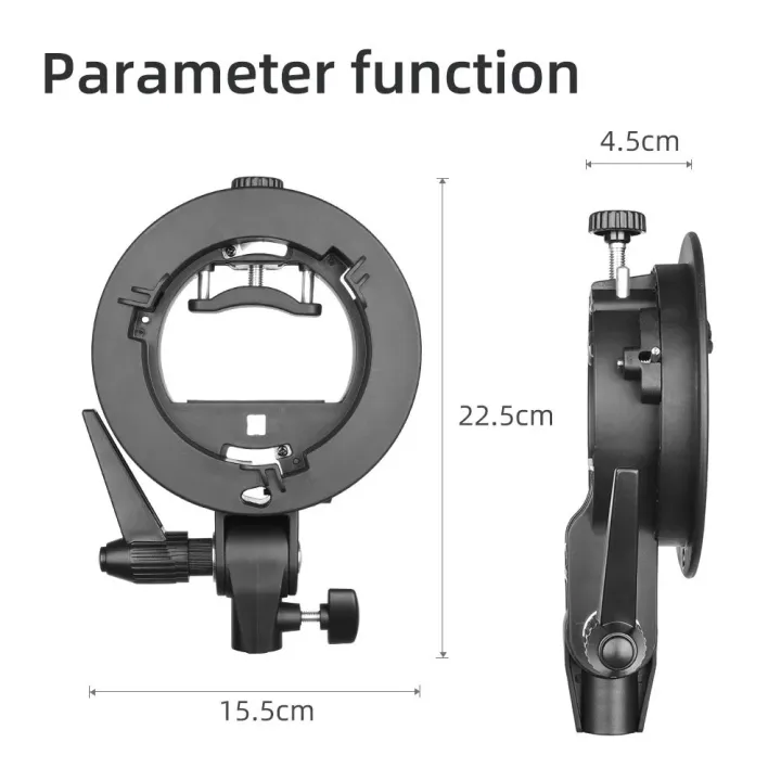 Godox S1 Speedlite Bracket for Bowens s type mount | Daraz.lk