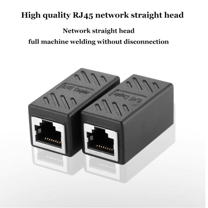【hot】 Network Cable Pair Connector Extender Adapter RJ45 Network ...
