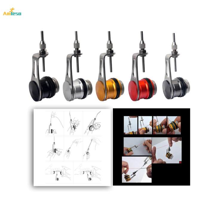 GT Fishing Bobbin Knotter Knot Tying Tool Braided Wire PE Line Knotter ...