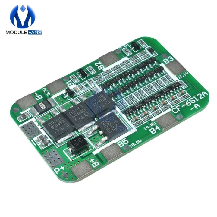 【TianYu Mall】6S 15A 24V PCB BMS Overcurrent Short Circuit Overcharge Protection Board 6 18650 Li ...
