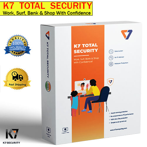 K7 Total Security 2021 (1 Year,1 PC) Digital Delivery K7 Antivirus ...