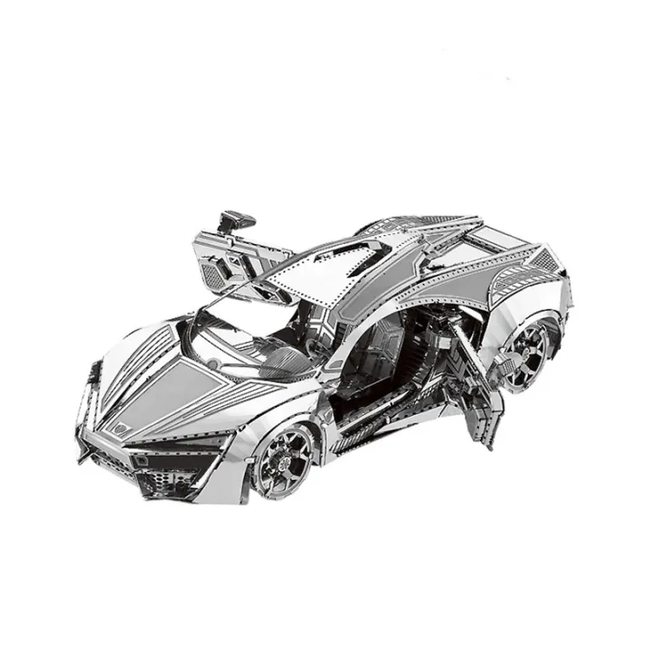 Model 3D Puzzle Metal Model Kit Hypersport Racing Car Assembly Model ...