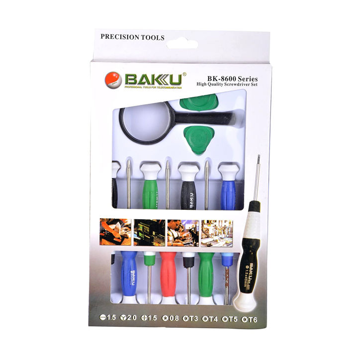 BAKU BK-8600 High Quality Screwdriver Set Phone Repair Tool Kit 8pcs ...