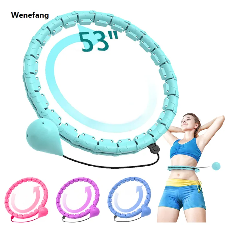 Wenefang Weighted Hula Circle Hoops for Adults Weight Loss Plus Size ...