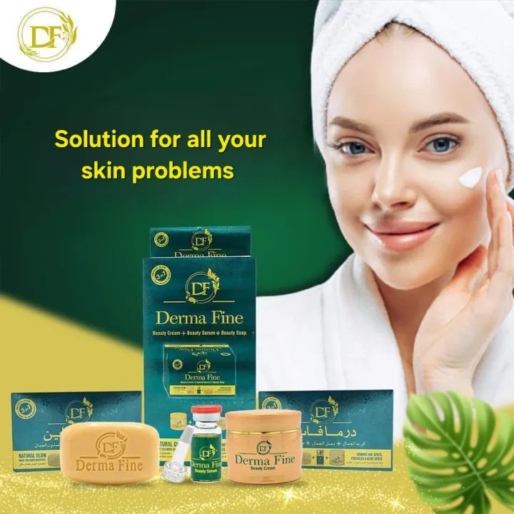 3 in 1 Derma Fine Beauty Cream + Beauty Serum + Beauty Soap REMOVE AGE ...