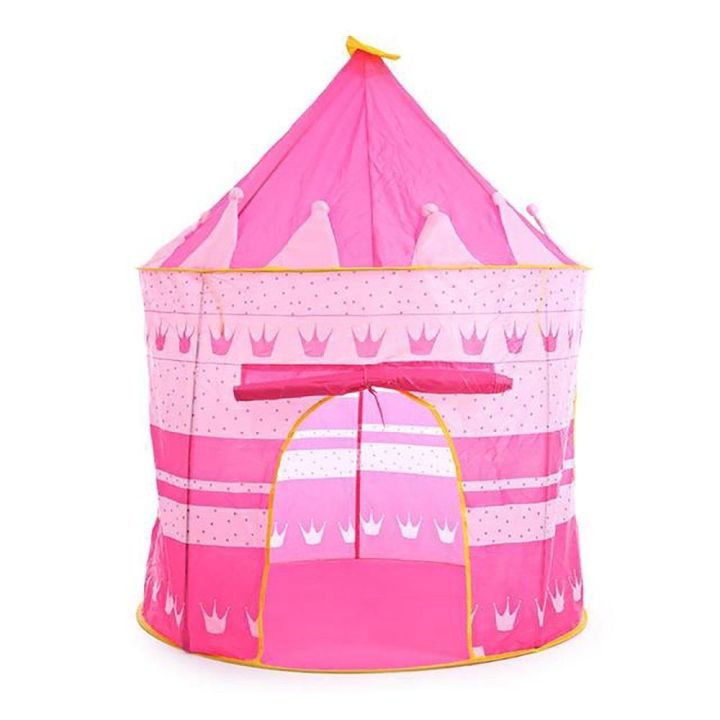 Pink Princess Play Tent Children Kids Castle Cubby Play House | Daraz.lk