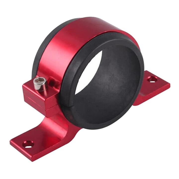 Red 60mm Fuel Pump Single Mount Bracket Fuel Filter External Bracket ...