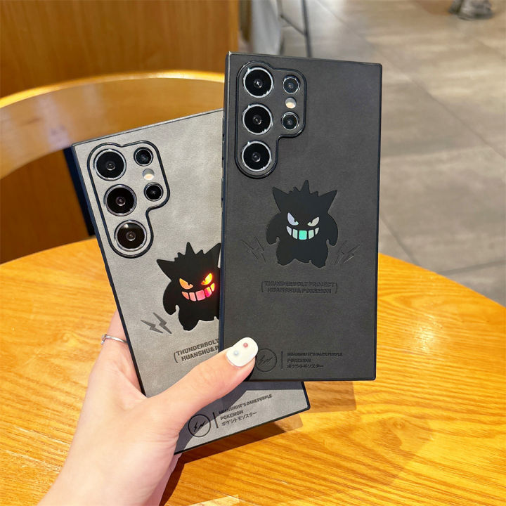 Miniso Laser Cartoon Pokemon Gengar Phone Case For Samsung galaxy s24 ...