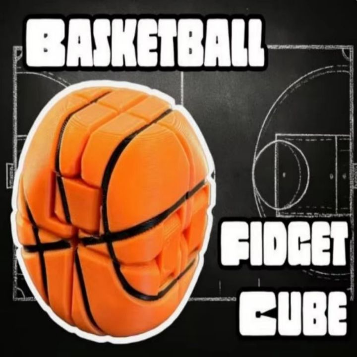 Flipslide Game Plastics Cube Basketball Puzzle Geometric Folding 3D ...