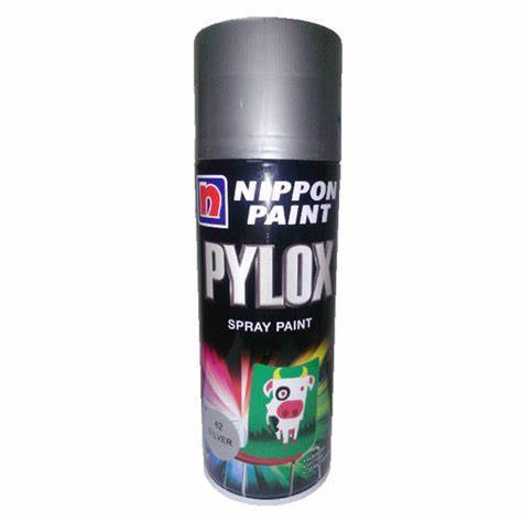 Nippon Paint Pylox Spray Paint 42 Silver 400CC | Daraz.lk