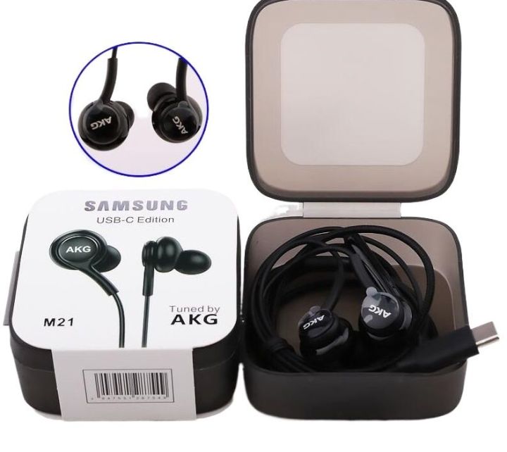 SAMSUNG M20 M21 Earphones ANC (SAE) Headset In-ear 3.5mm / Type C With ...