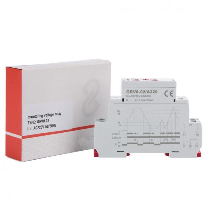 GRV8-02 Single-phase Voltage Control Monito g Relay Over Protection ...