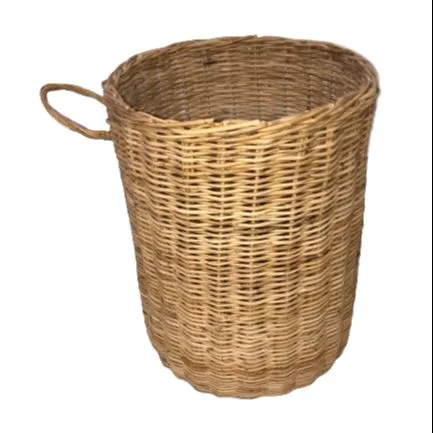 Reed Laundry Basket with Lid Washing Clothes Storage,Children's toys ...