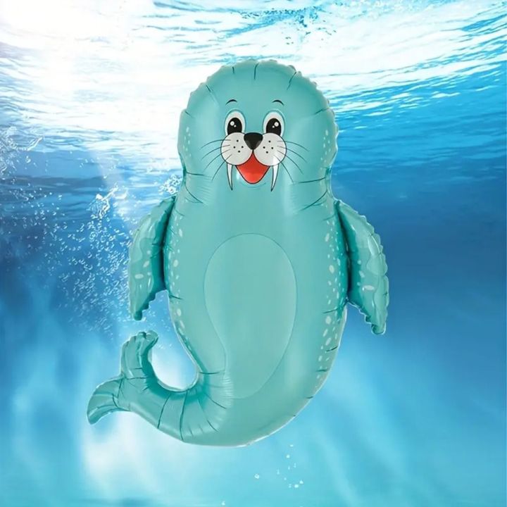 Sea Theme Party Balloons Lantern Fish/Sea Snail/Seahorse Ocean Animal ...