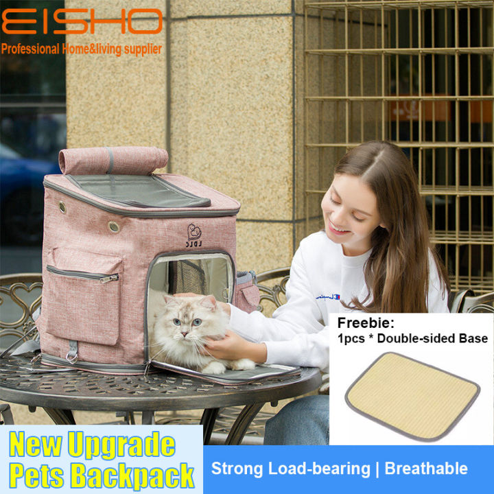 EISHO Large Capacity Pet Carrier for Cat Dog, High-quality Cationic ...