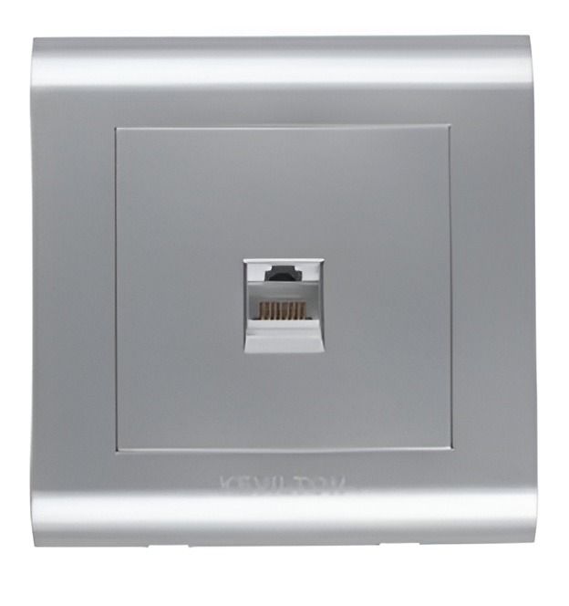 kevilton Modular Silver Cat 6 Data Socket Outlet Life Time Warranty ...