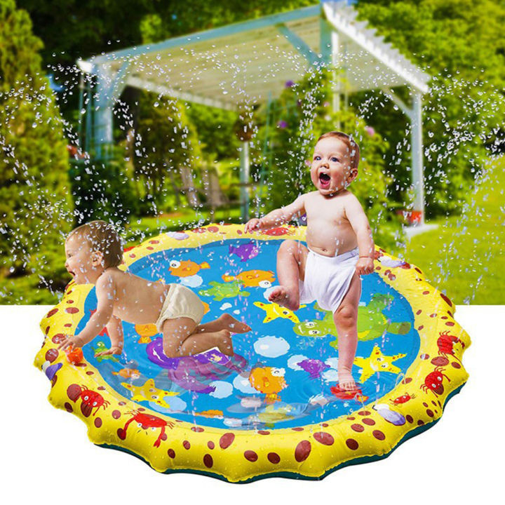 Kidlove Sprinkler Pad For Kids 39'' Sprinkler Play Mat Outdoor Pool ...