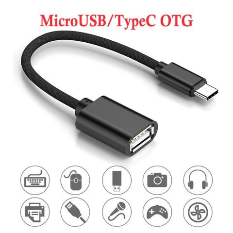 USB OTG Cable Type C to USB Adapter OTG Charging Type-C Micro Charger ...