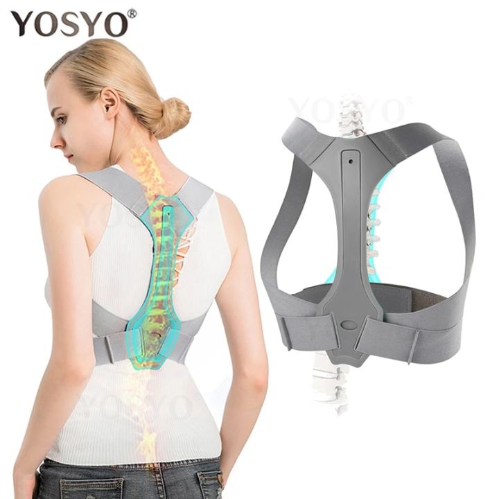 YOSYO Posture Corrector for Men and Women Adjustable Upper Posture ...