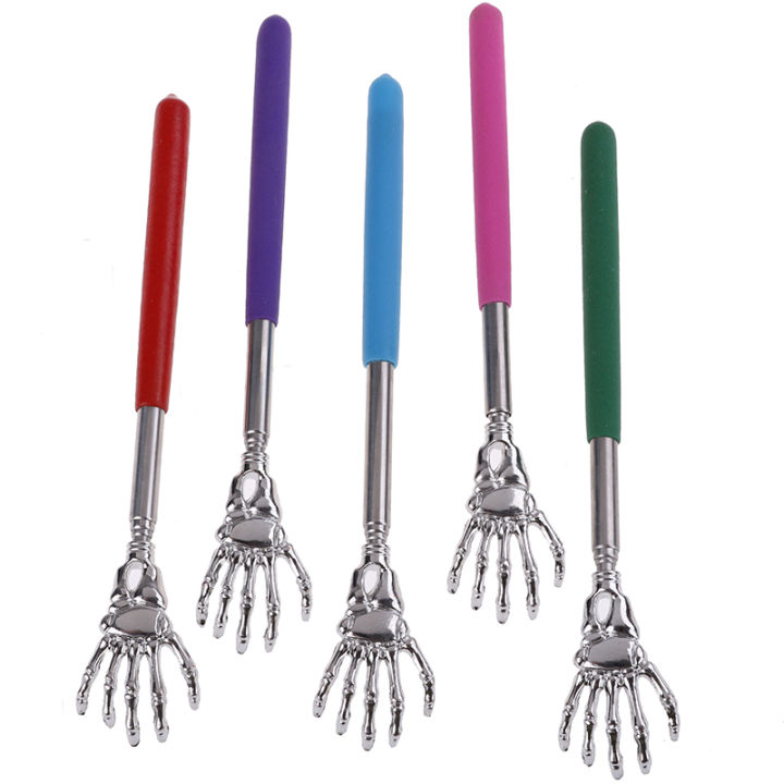Extendable Hand Claw Back Scratcher Stainless Steel Self Itching Relief ...