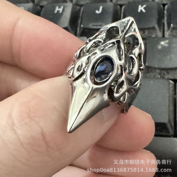 【Good sharing!】New Detachable Face Mecha Helmet Ring Men's Single Ring ...