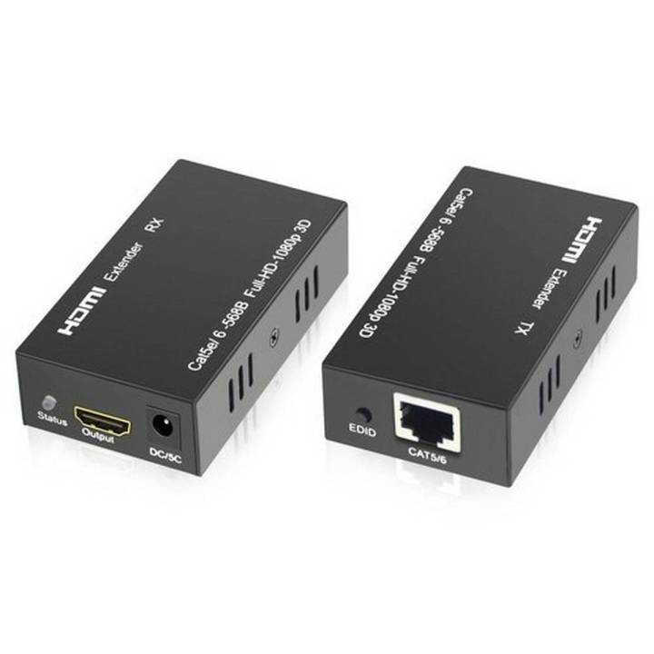 HDMI 60M Extender over CAt 6 Ethernet Cable High Resolution | Daraz.lk