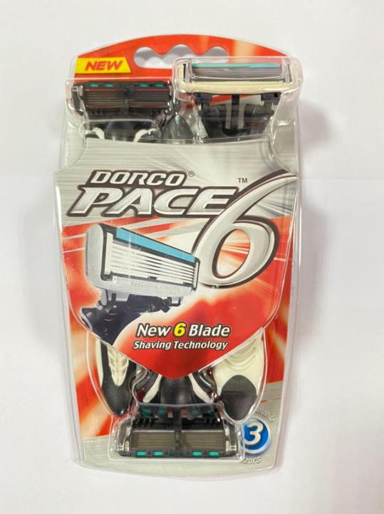 DORCO Disposable 6 blade 3 in 1 Pack Razor | Daraz.lk