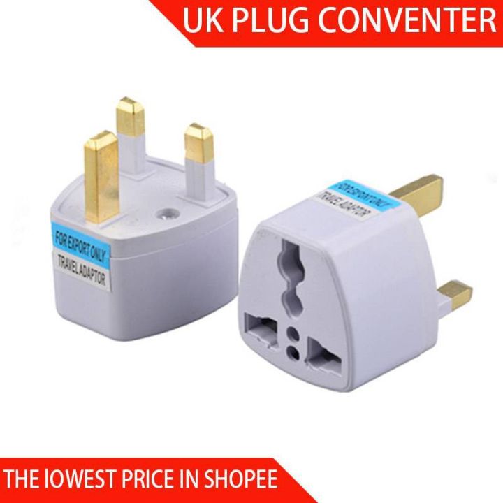 Universal Adapter UK 3 Pin Plug AC Adapter Converter UK/HK/Malaysia ...